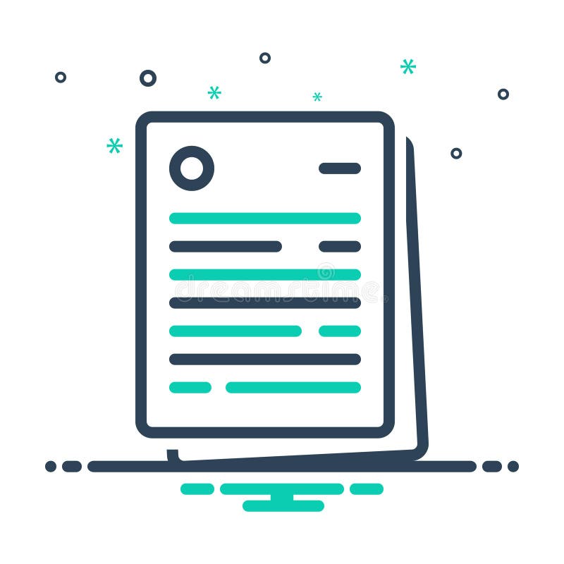 Mix Icon for Proposals, Offer and Motion Stock Vector - Illustration of ...