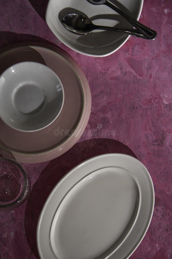 Empty Props on Pink Background Stock Image - Image of concept, minimal ...