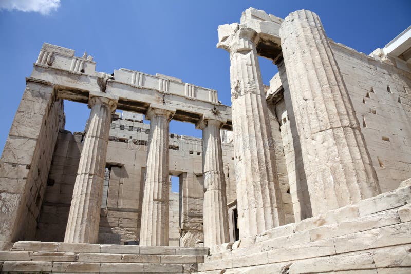 Propylaea stock image. Image of ancient, landmark, classic - 16093173