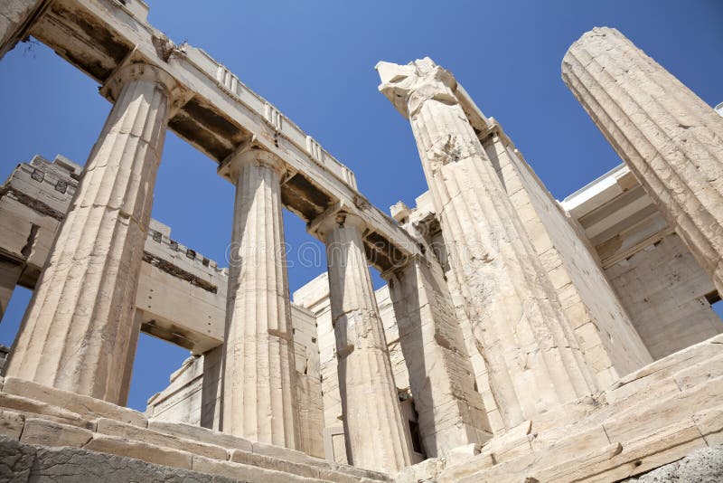 Propylaea / Acropolis stock photo. Image of temple, acropolis - 16181892