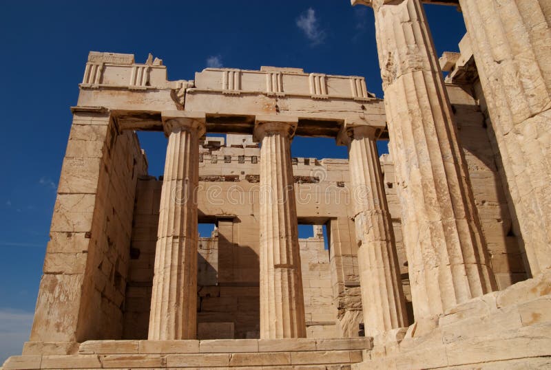 Propylaea, Athens, Greece stock image. Image of propylaea - 8983725