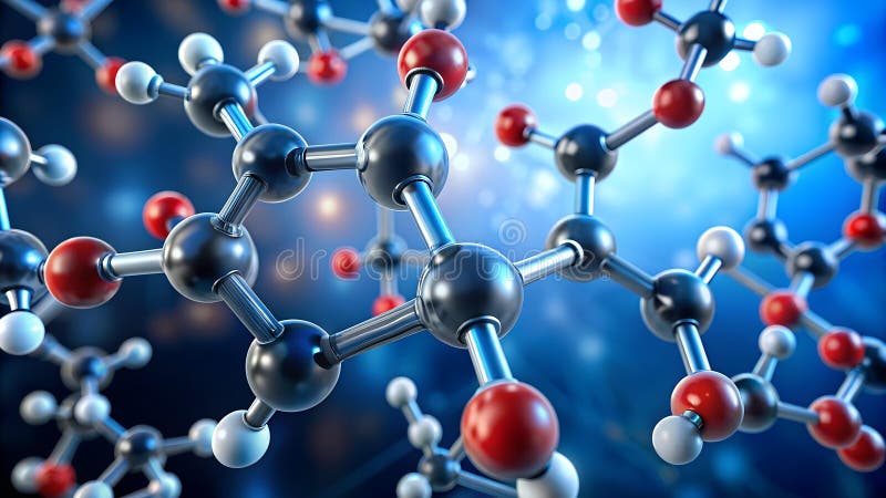 Propylene Glycol: a Detailed Molecular Structure Visualization AI ...