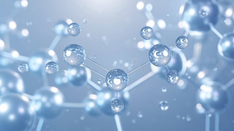 Propylene Molecular Structure 3d, Flat Model, Propene, Structural ...