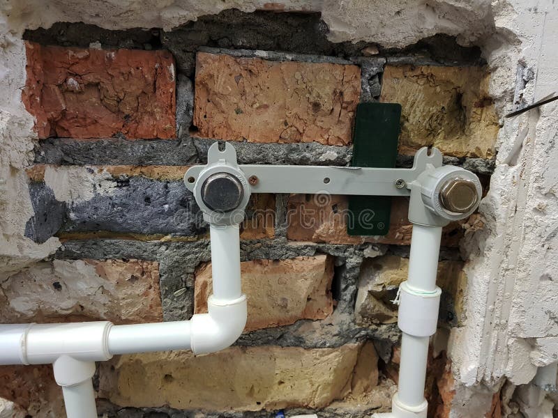 Propylene Pipe and Gates in a Brick Wall - Propylene Welding Stock ...