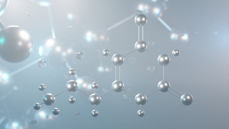 Propylthiouracil Molecular Structure, 3d Model Molecule, Antithyroid ...