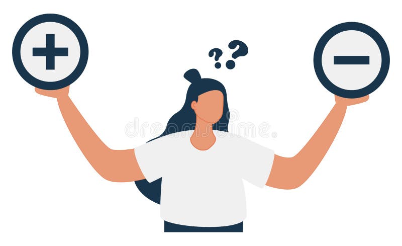 Advantage Disadvantage Symbol Stock Illustrations – 306 Advantage ...