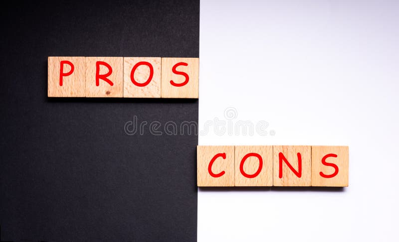 Pros and Cons Decision Making Background ,for and Against Black and ...