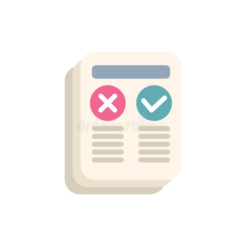 Document Showing Pros and Cons List for Decision Making Stock ...