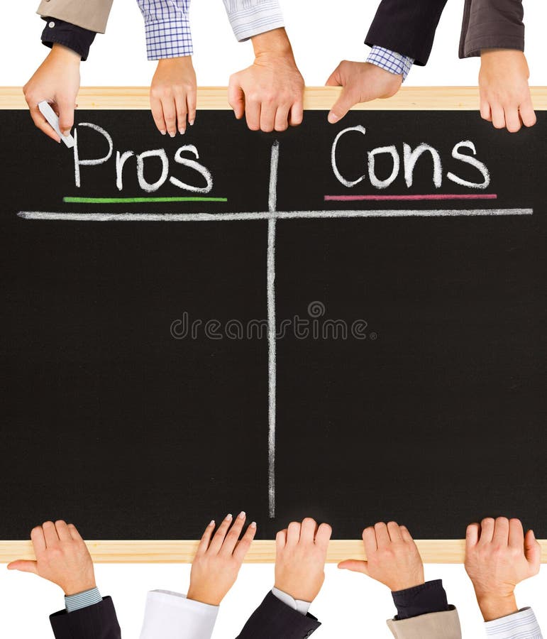 Pros Cons stock image. Image of business, market, idea - 46385687