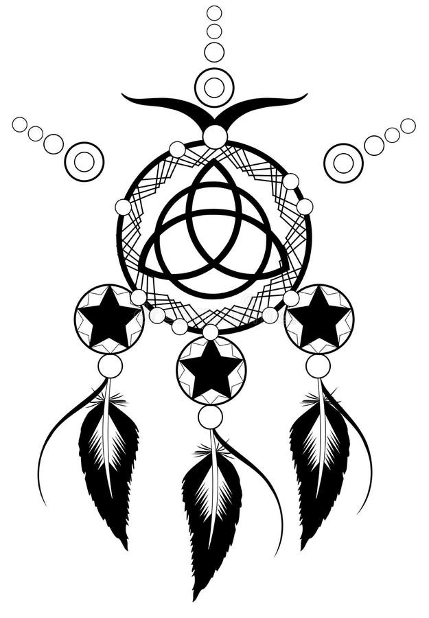 Proscribe Pensamientos Con Triquetra Ilustración del Vector ...