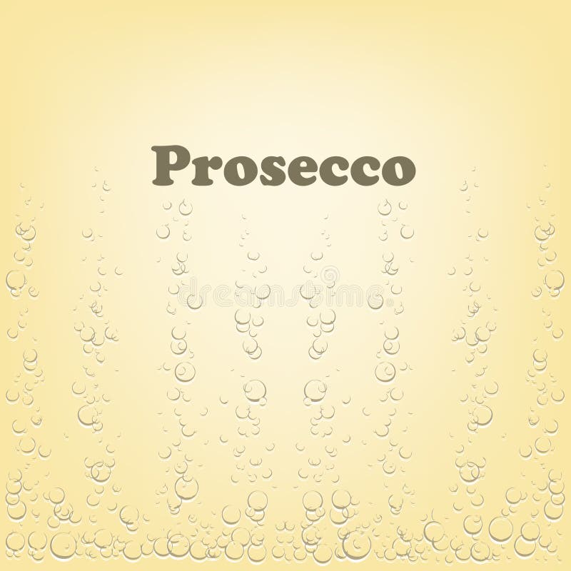 Prosecco poster stock vector. Illustration of cartoon - 323381113