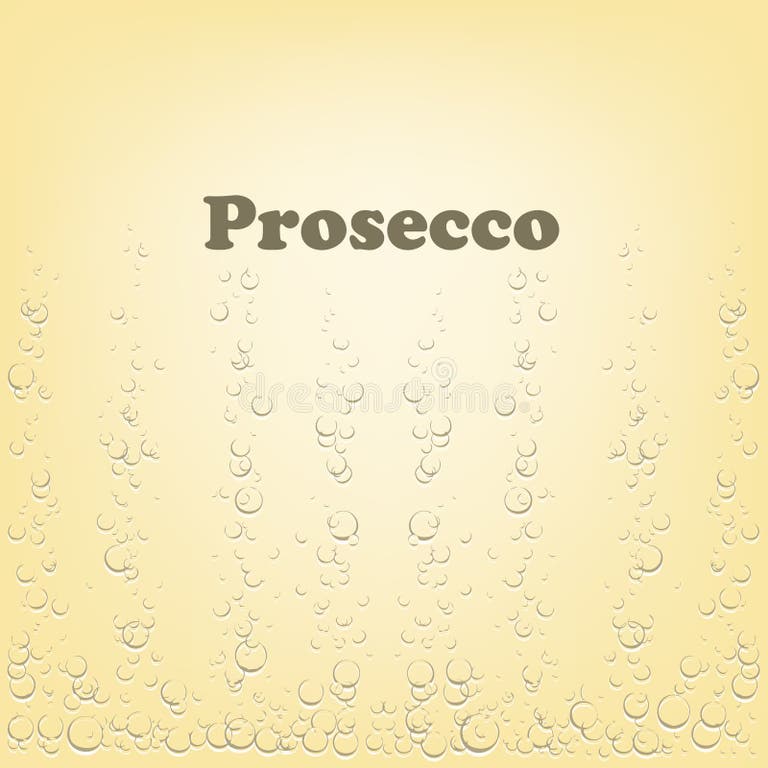 Prosecco poster stock vector. Illustration of cartoon - 323381113