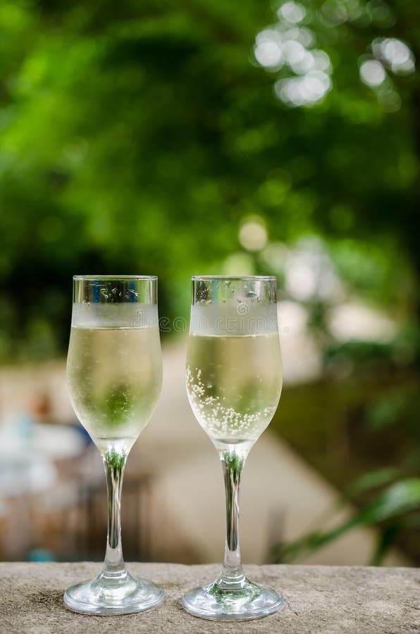 Prosecco stock image. Image of crystal, glasses, green - 55710015