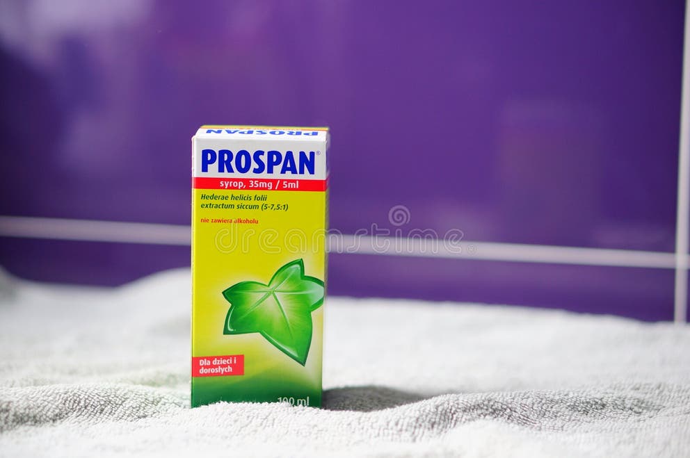 Prospan coughing syrup editorial stock image. Image of standing - 96860859