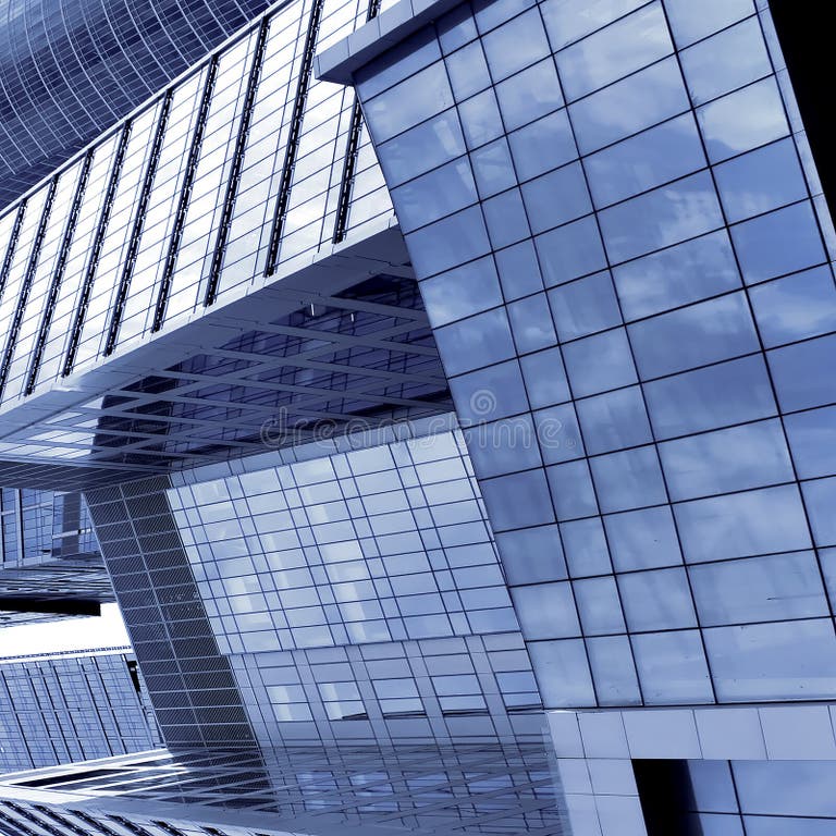 Prospective View To New Modern Building Stock Photo - Image of dwelling ...