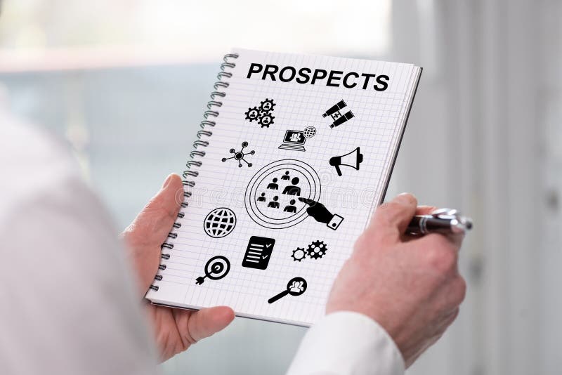 Prospects Concept on a Notepad Stock Image - Image of potential, client ...