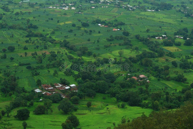 Prosperous Indian village stock image. Image of scene - 14659385