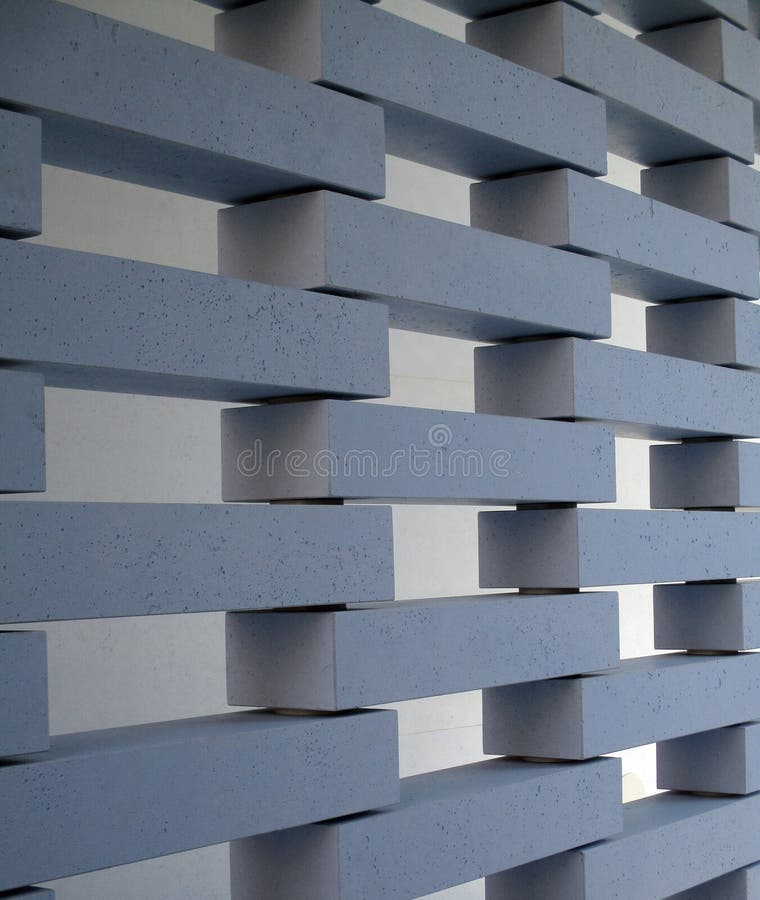 Prospettive Texture of Gray Brick Structure Partition Wall Forming a ...