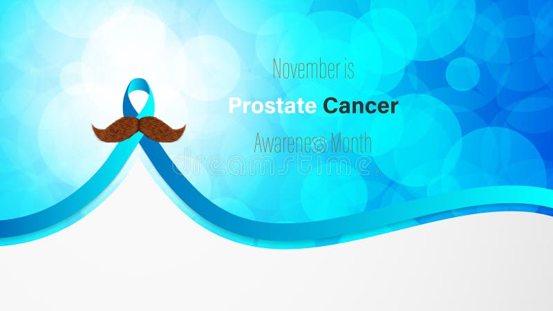 Prostate Cancer Awareness Month.Cancer Ribbon Vector Illustration Stock ...