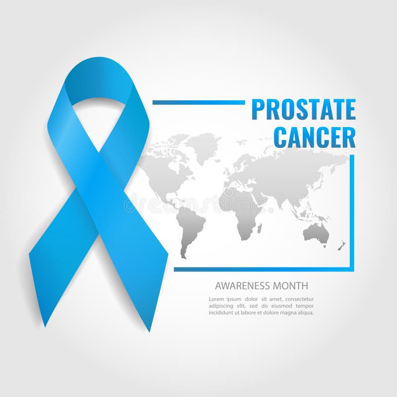 Prostate cancer awareness. stock vector. Illustration of november ...