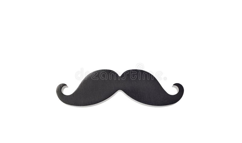 Prostate Cancer Symbol. Black Mustache on a Blue Man`s Tie Stock Image ...