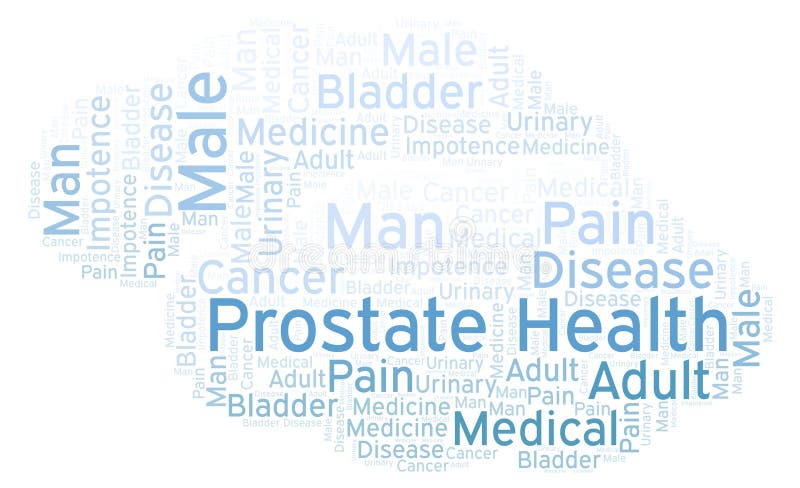 Prostate Health Word Cloud. Stock Illustration - Illustration of colors ...