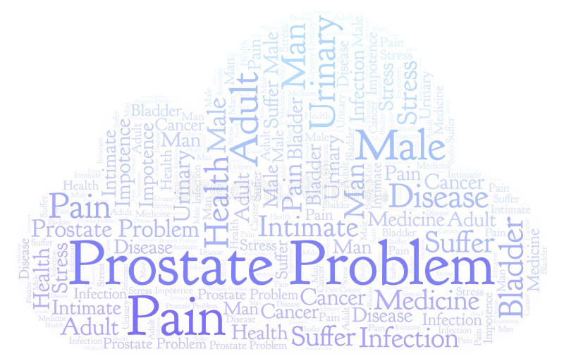 Prostate Problem Word Cloud. Stock Illustration - Illustration of male ...