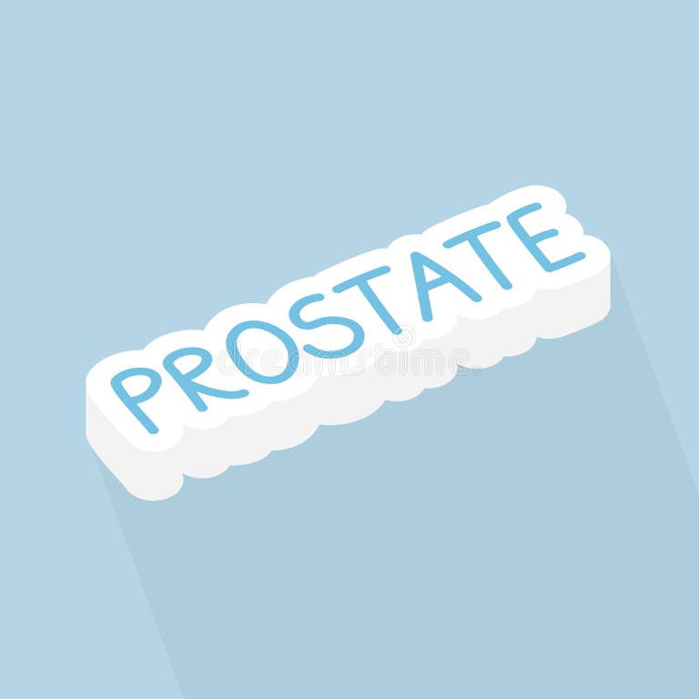 Prostate word concept stock vector. Illustration of blue - 194984572