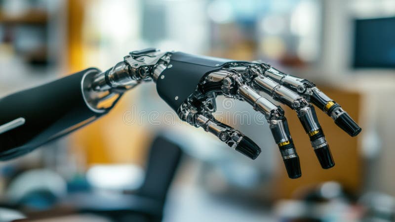 Prosthetic Arm Demonstrating Dexterity and Functionality in a Modern ...