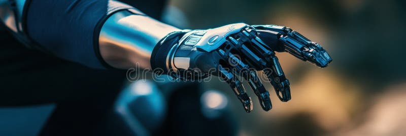 Prosthetic Arm Demonstrating Advanced Functionality Outdoors with ...