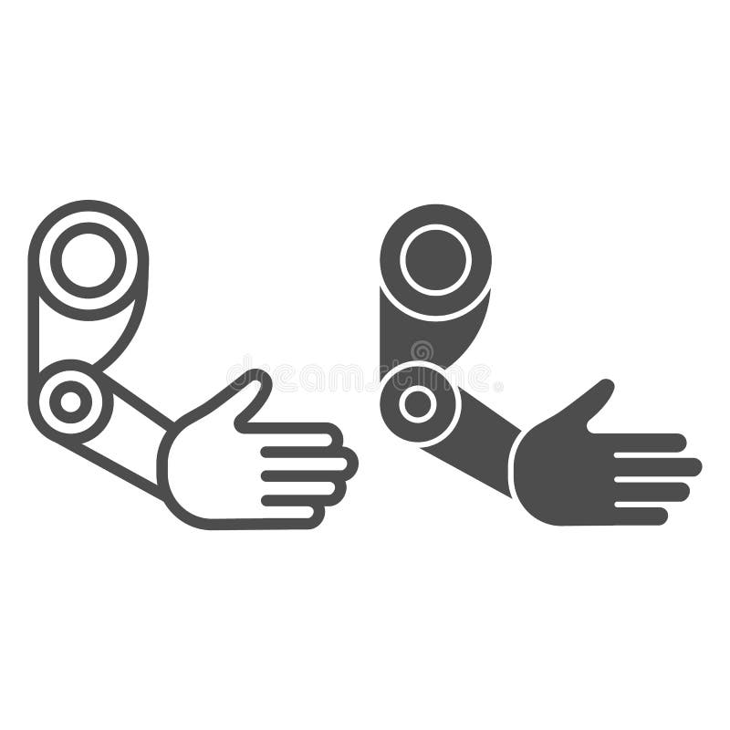 Prosthetic Arm Solid Icon, Limb Prosthetics Concept, Prosthetic Arm ...