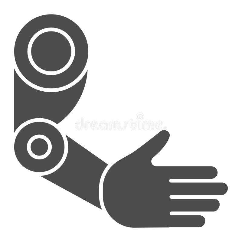 Prosthetic Arm Solid Icon, Limb Prosthetics Concept, Prosthetic Arm ...