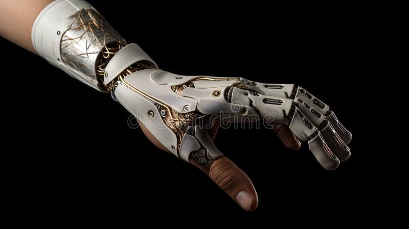 A Prosthetic Hand with Aesthetic Design Resembling a Natural Hand Stock ...