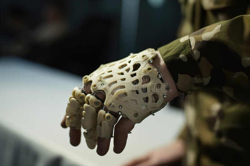 Prosthetic Hand Created by FDM 3D Printer for Soldier with Amputte Hand ...