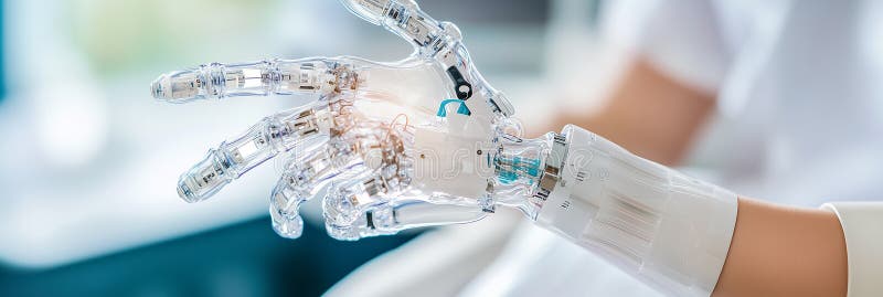 Prosthetic Hand Showcases Cutting-edge Technology with Transparent ...