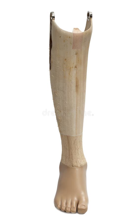 Prosthetic leg isolated stock image. Image of rare, pegleg - 37045361