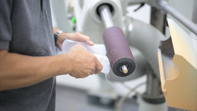 Technician Sculpting Plaster Cast for Socket at Prosthetic Factory Stock Footage - Video of ...
