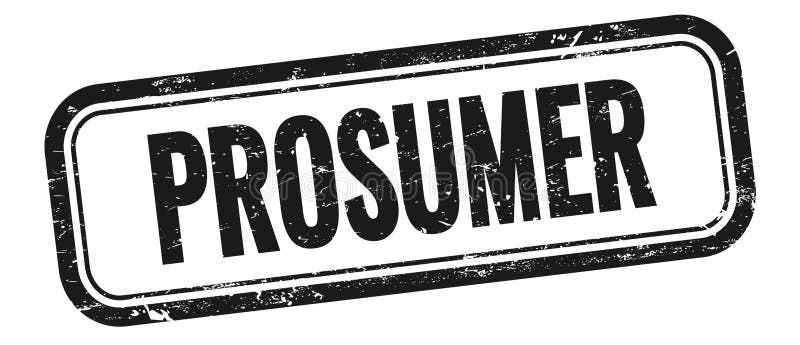 PROSUMER Text on Black Grungy Vintage Stamp Stock Illustration ...