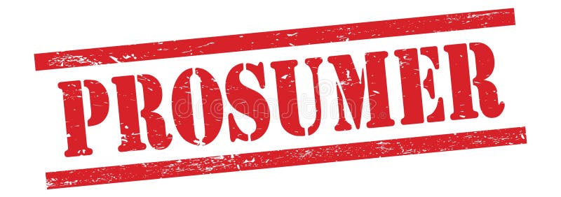 PROSUMER Text on Red Grungy Lines Stamp Stock Illustration ...