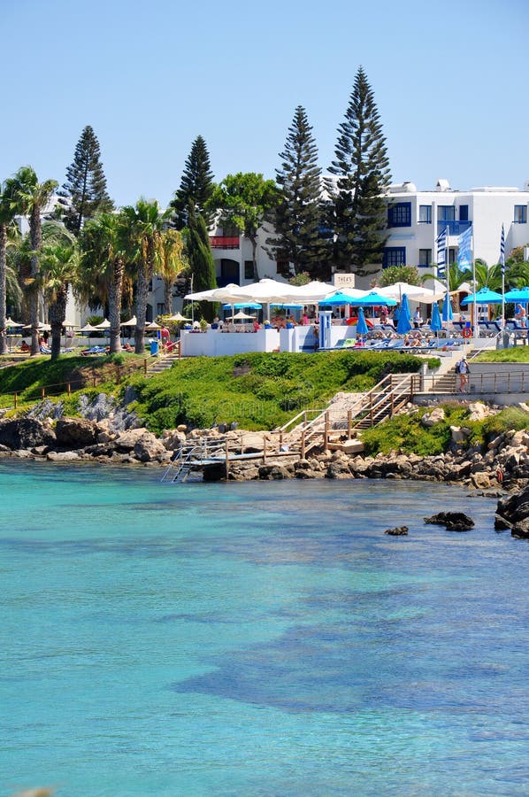 Beach in Cyprus editorial stock image. Image of egypt - 63108739