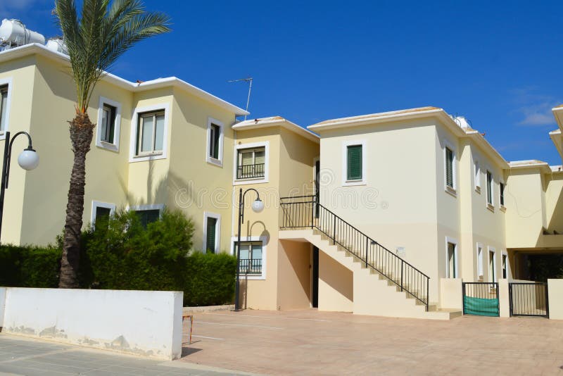 Traditional Cottage in Protaras, Cyprus on June 16, 2018. Editorial ...