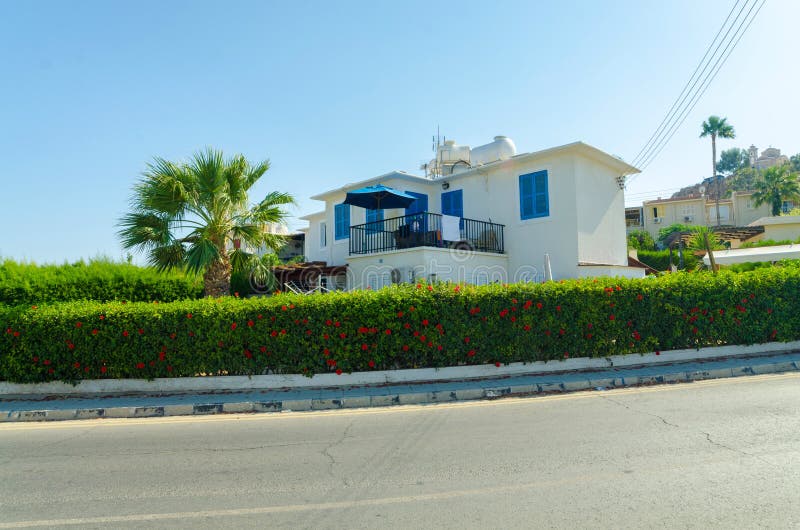 Cyprus native villa stock image. Image of houses, luxury - 171195115