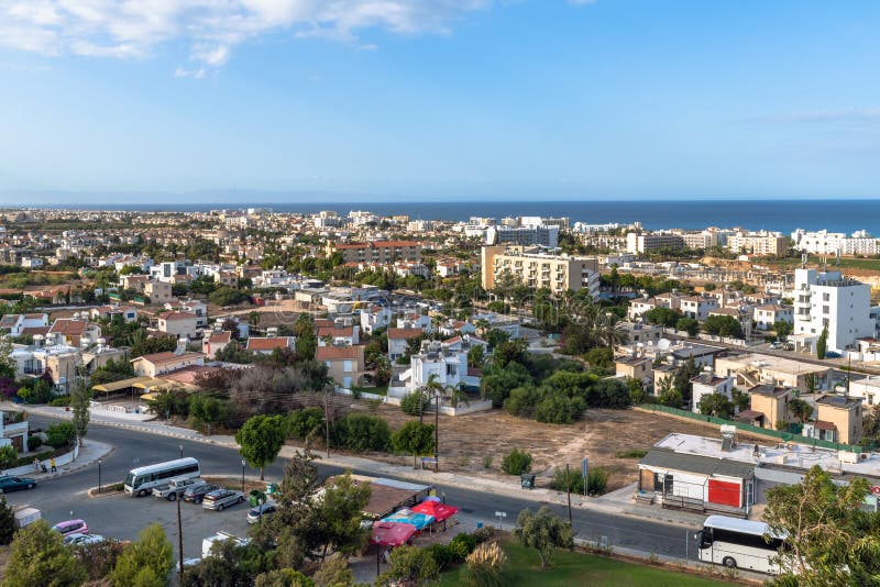 Protaras, Cyprus - Oct 12. 2019. Panorama of the City from Above ...