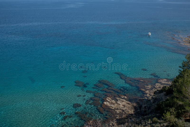 Protaras landscape,Cyprus stock image. Image of sunlight - 88584405