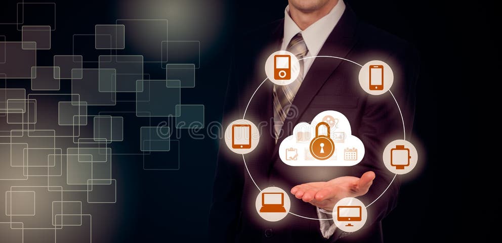 Protect Cloud Information Data Concept. Security and Safety of Cloud ...