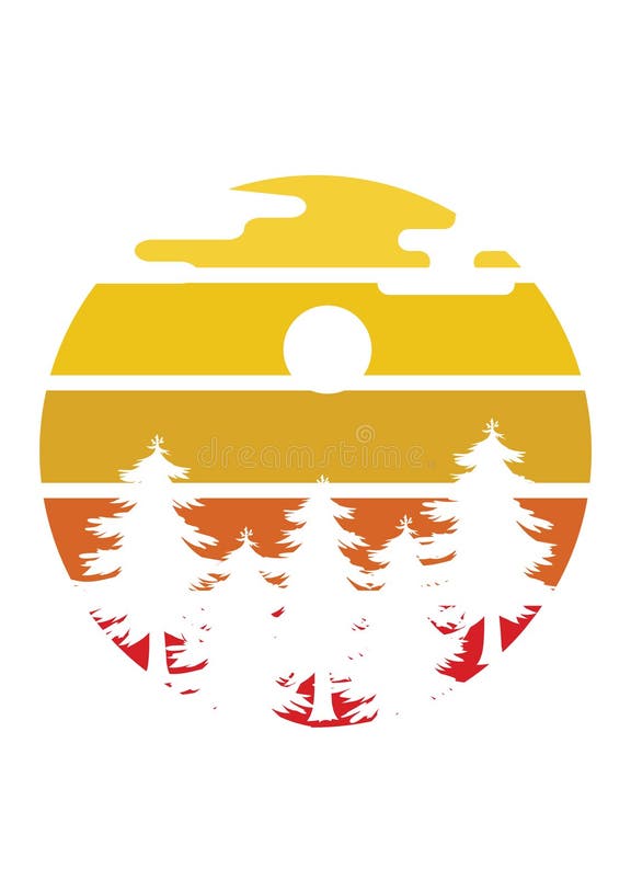 Protect the Forests Vector Design Stock Illustration - Illustration of ...