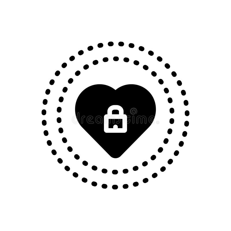 Black Solid Icon for Protect, Keep Safe and Save Stock Vector ...