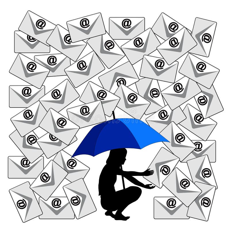 Protect Kids against Spams stock illustration. Illustration of ... Protect Kids against Spams stock illustration. Illustration of ...