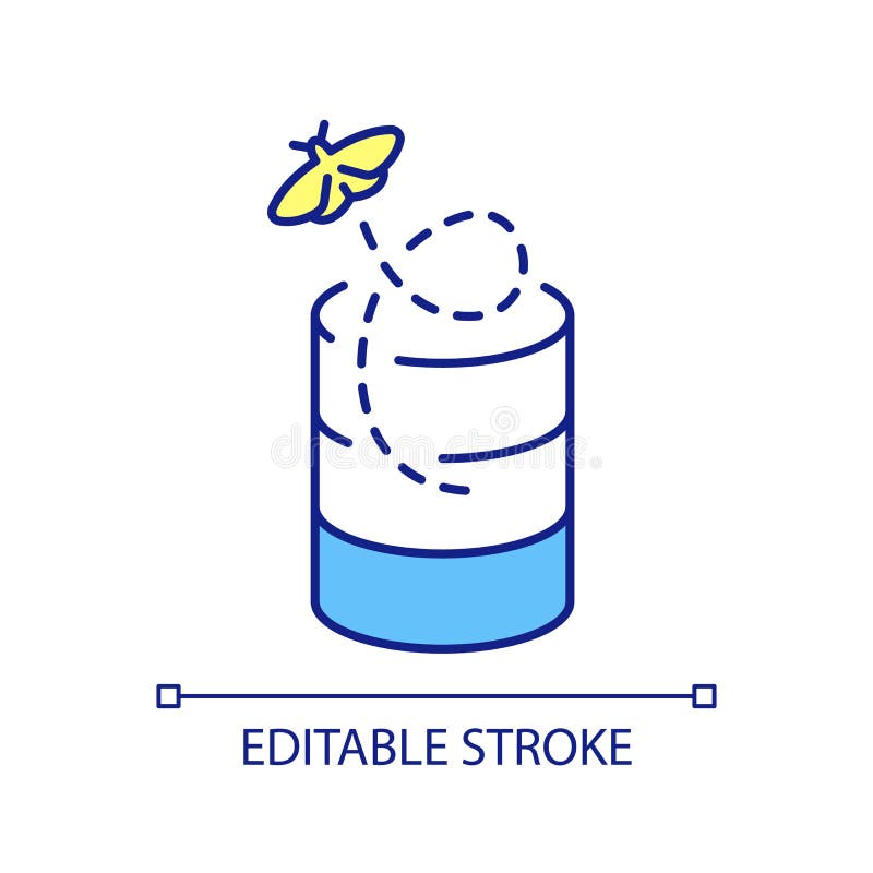 Protect from Leak Data RGB Color Icon Stock Illustration - Illustration ...