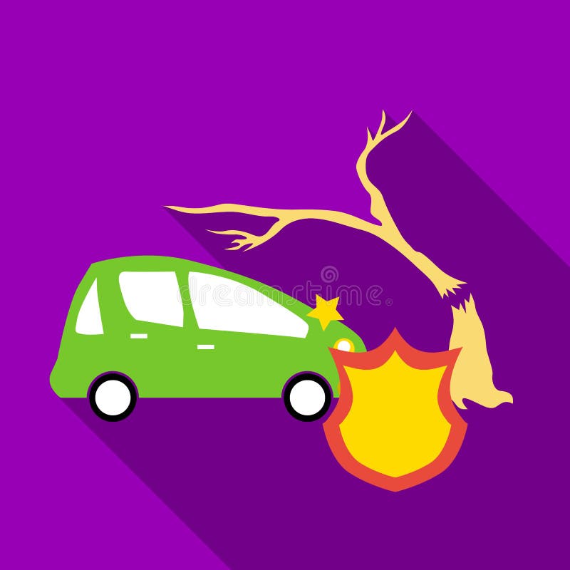 Protect Machine from Accident Icon, Flat Style Stock Vector ...